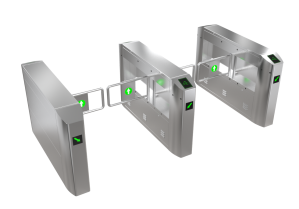 High Speed Touchless Turnstile Train Station With Infrared Sensors