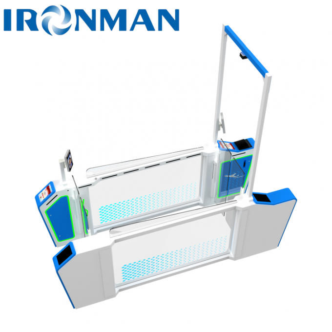 High-Security AB Interlocking Turnstile Door System - 3D Anti-Piggyback ...