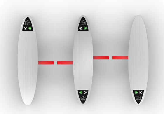 Half Height Speed Gate Turnstile SUS304 For Public Lobby CE Certificate
