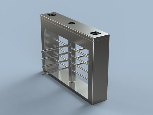 Security Half Height Turnstiles High Transit Speed Access Control System