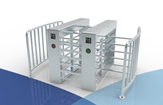 Metal Wings Half Height Turnstile 304 Stainless Steel Waist High ...