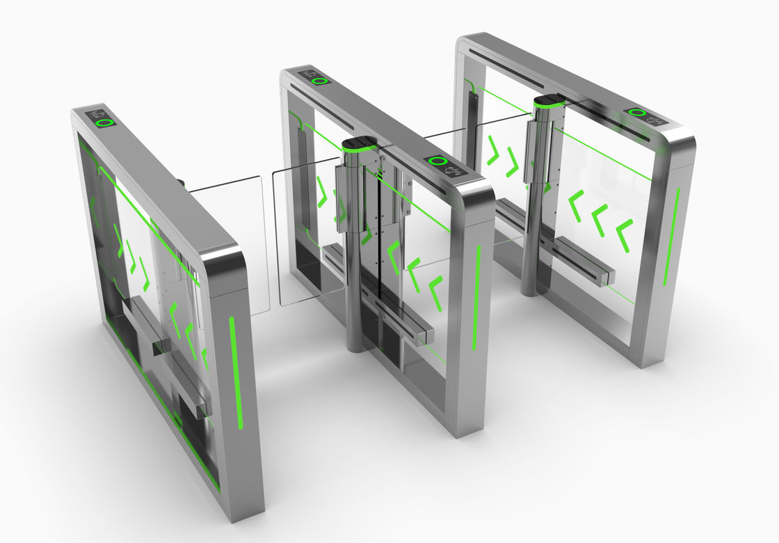 Half Height Speed Gate Turnstile SUS304 For Public Lobby CE Certificate