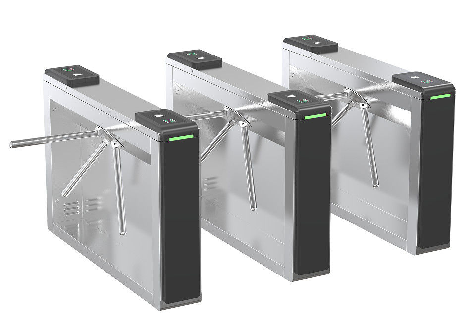 Electronic Automatic Turnstile Barrier Gate With Voice / Strobe Light ...