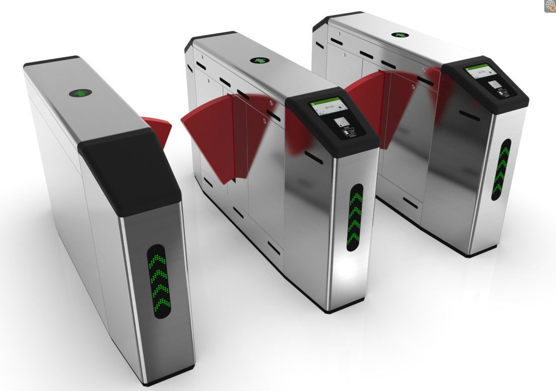 304 Stainless Steel Flap Barrier Gate Turnstile Access Control Works ...