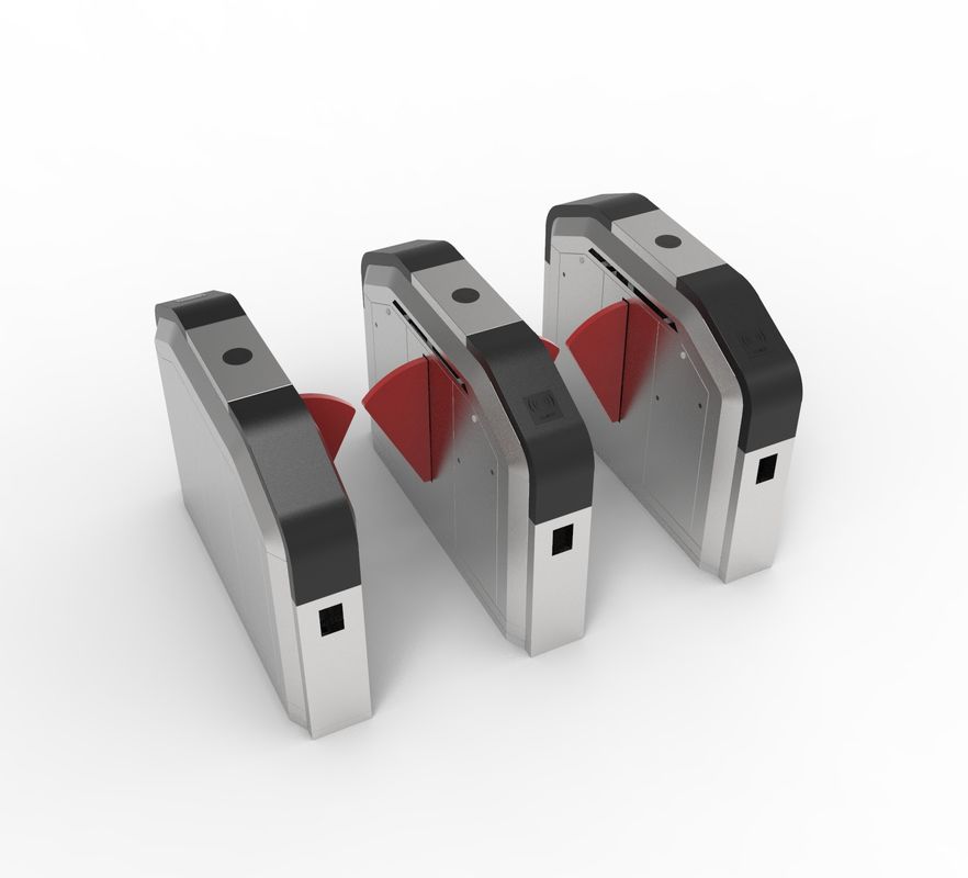 Library Flap Barrier Gate Turnstile , 110~220AC Brushless Motor ...