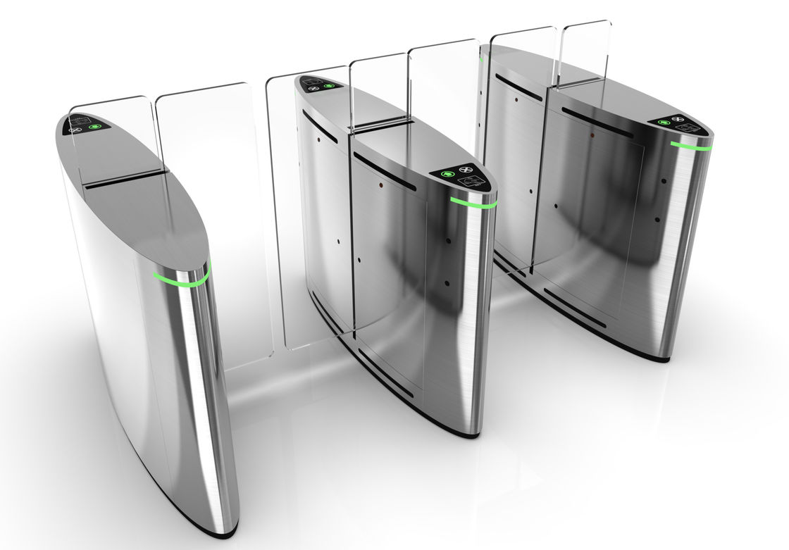 Half Height Speed Gate Turnstile， Security Sliding Turnstile Gate Factory