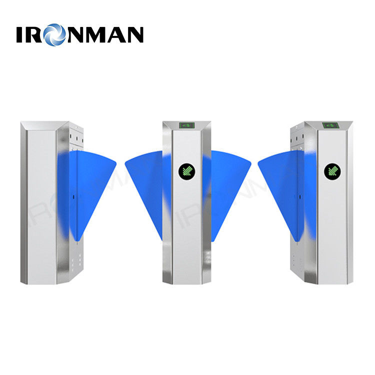 304 Stainless Steel Material Automatic Flap Barrier Turnstile with ...