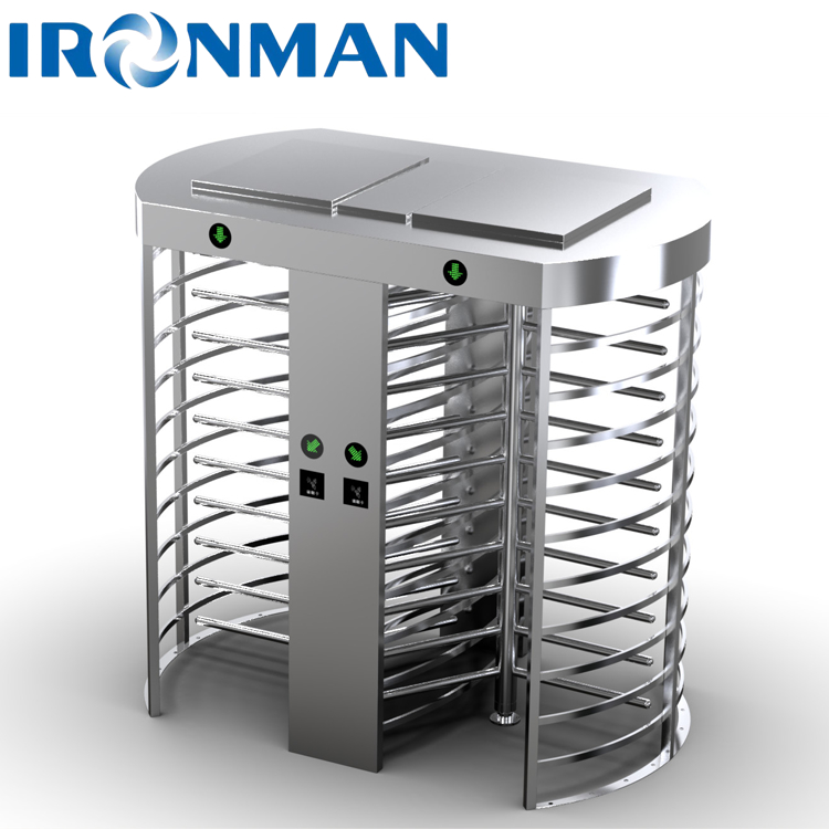 Security Full Height Turnstile Gate 30 Persons / Minute Transit Speed ...