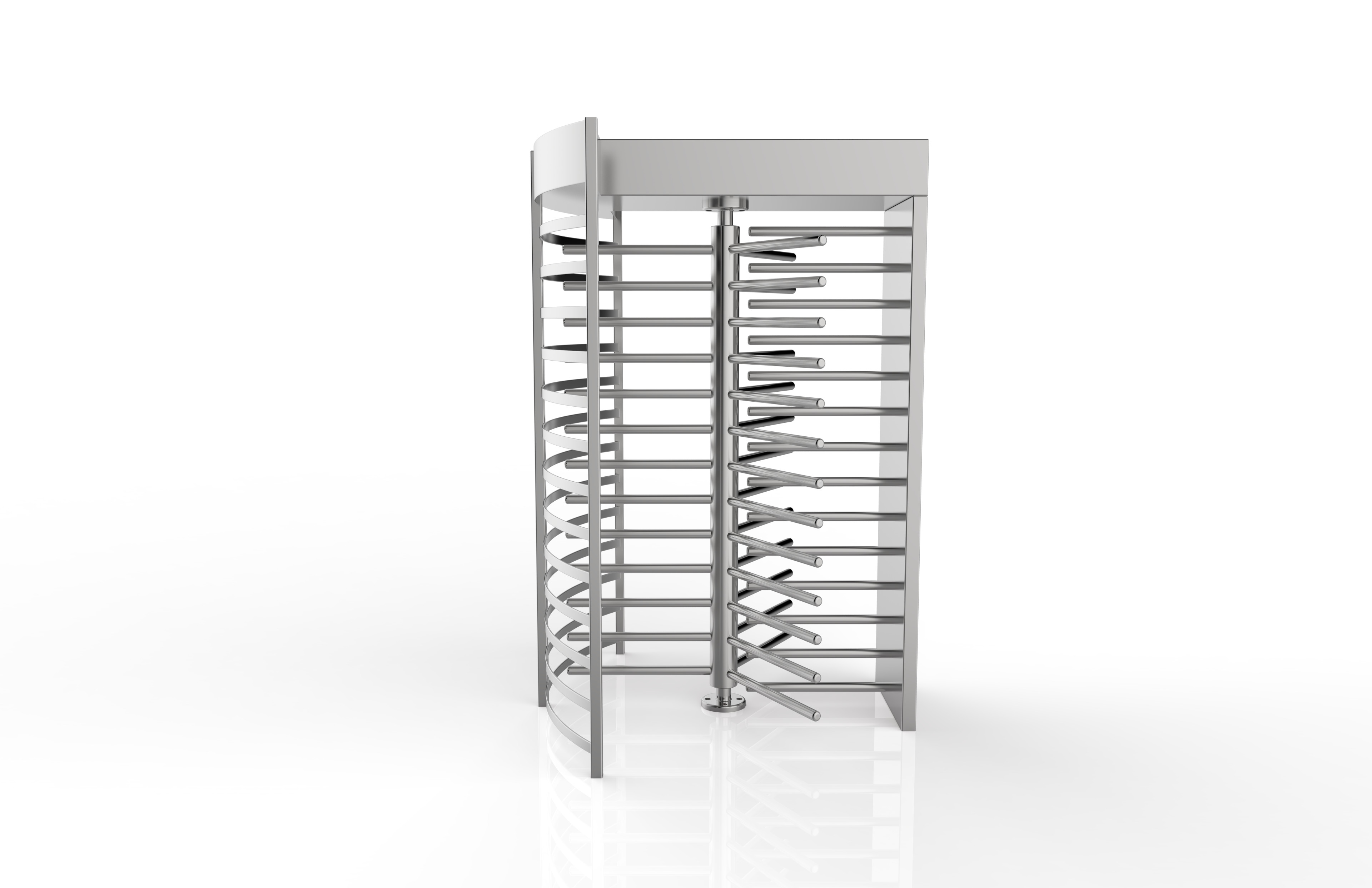 Stainless Steel Full Height Pedestrian Turnstiles AC220V Employee ...