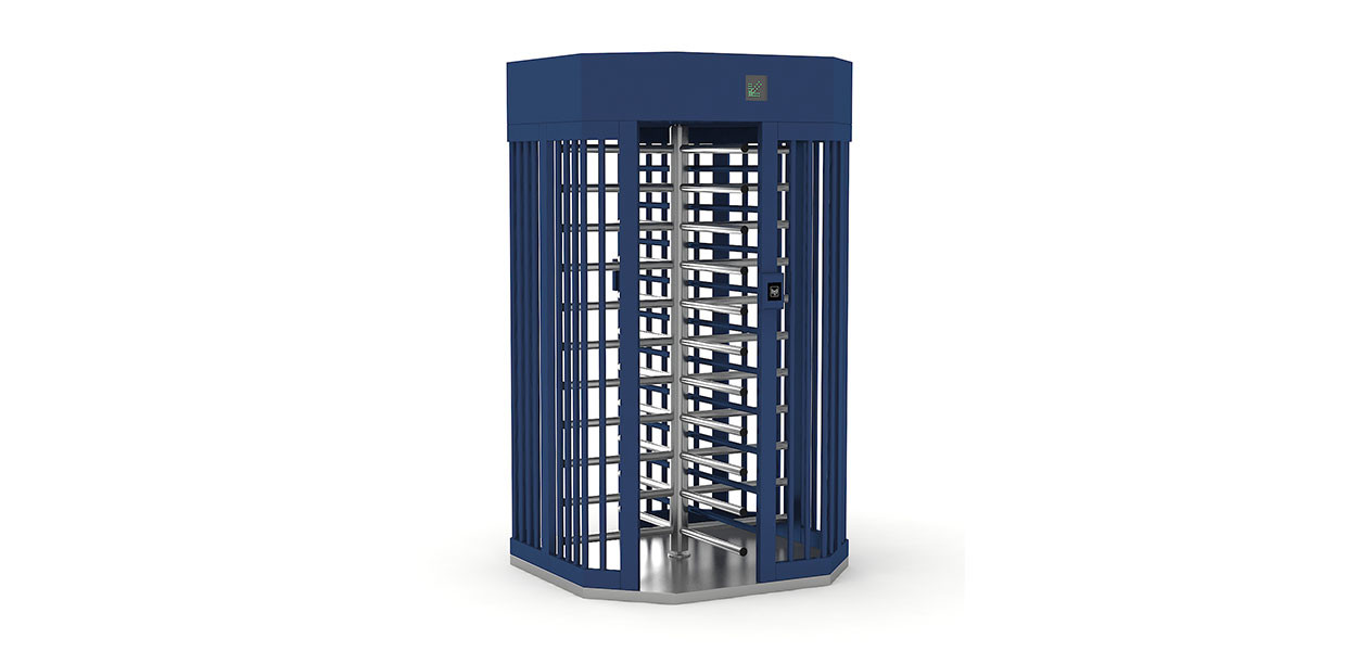 Custom SS304 Full Height Turnstile Gate 30 Persons/Min For Building Site