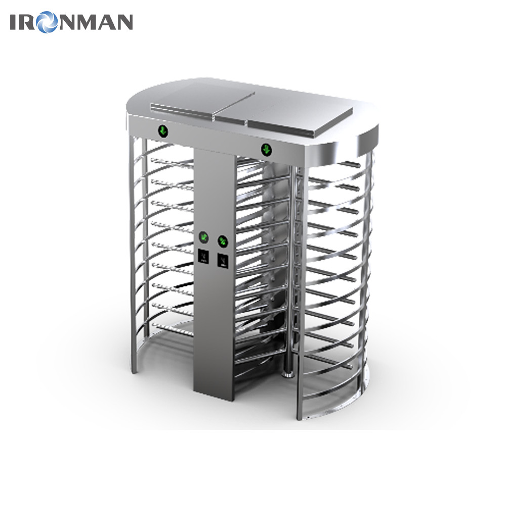 Full Height Electronic Turnstile Gates Access Control 35 Persons/min ...