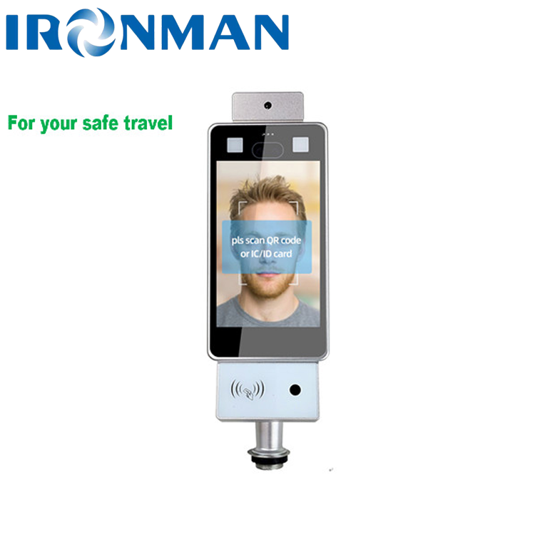 8 Inch Face Scan Body Temperature Detector , Facial Recognition ...