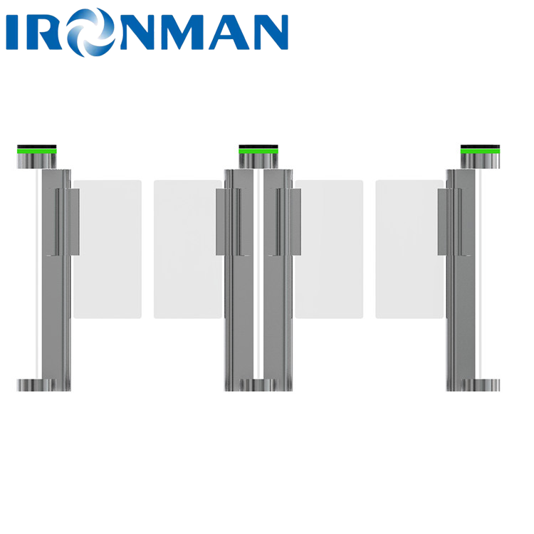 IP32 RFID Slim Speed Gate Turnstile 900mm Arm For Enterprises And ...