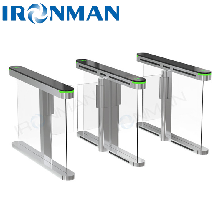 Stainless Steel RFID Access Control ESD Turnstile Drop Arm Barrier Gate ...