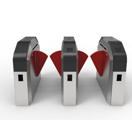 Library Flap Barrier Gate Turnstile , 110~220AC Brushless Motor ...