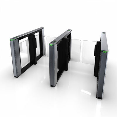 High Security Rfid Optical Pedestrian Access Control Turnstile Barrier ...