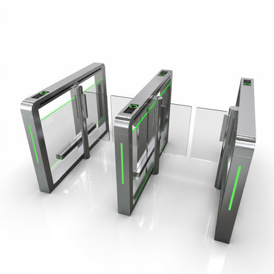 RFID High Efficiency Access Control Pedestrian Barrier Gate Fast Speed ...