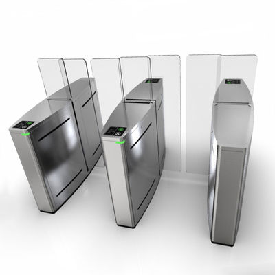304 Stainless Steel Sliding Gate Turnstile With RS232/RS485 Dry Contact ...