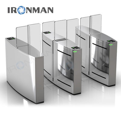 304 Stainless Steel Sliding Gate Turnstile With RS232/RS485 Dry Contact ...